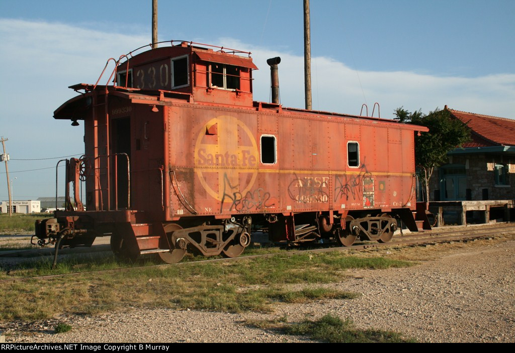 ATSF 999330 on display